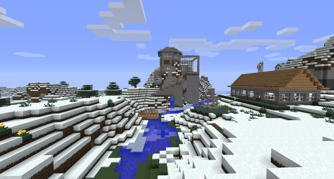 Zoo's Snow cave Minecraft Map