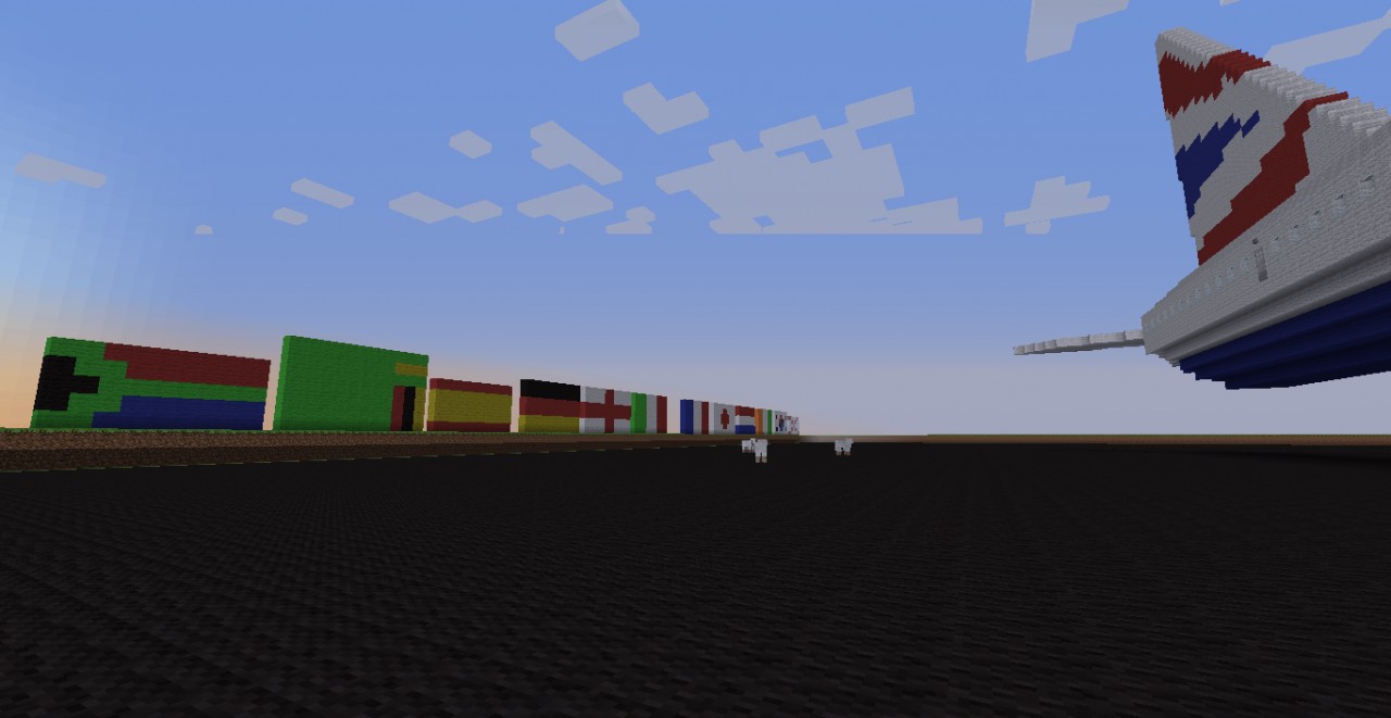 Boeing 777-300ER British Airways (Plane) Minecraft Map
