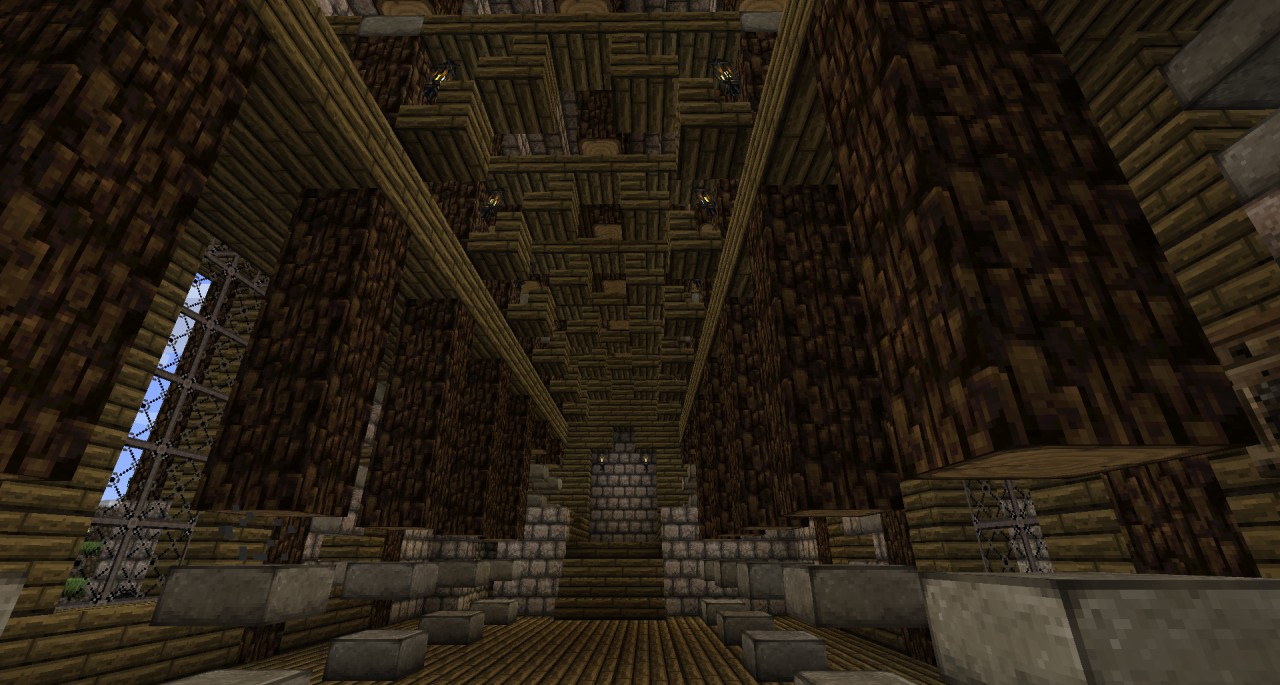 Skyrim Dragonsreach Inspired Castle Minecraft Map