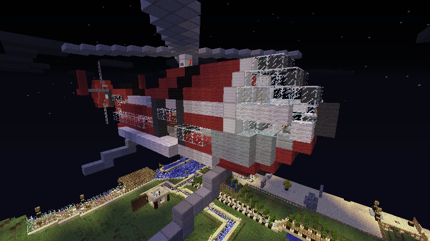 Helicopter Minecraft Map