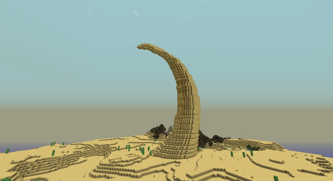 Desert Monument/Spire Minecraft Map