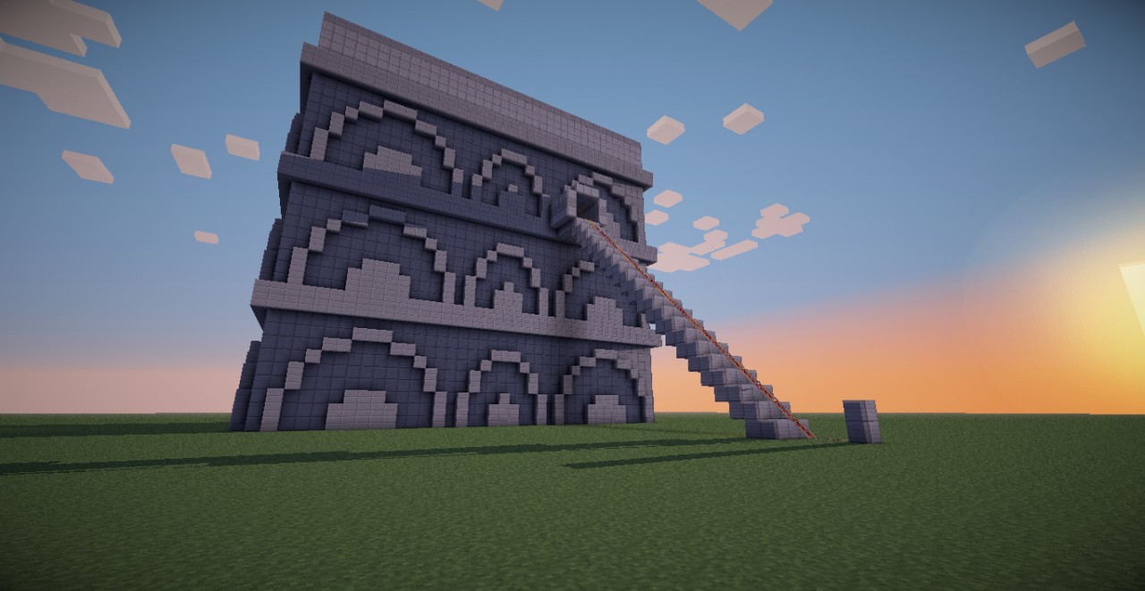 2x5 Piston Elevator Minecraft Map