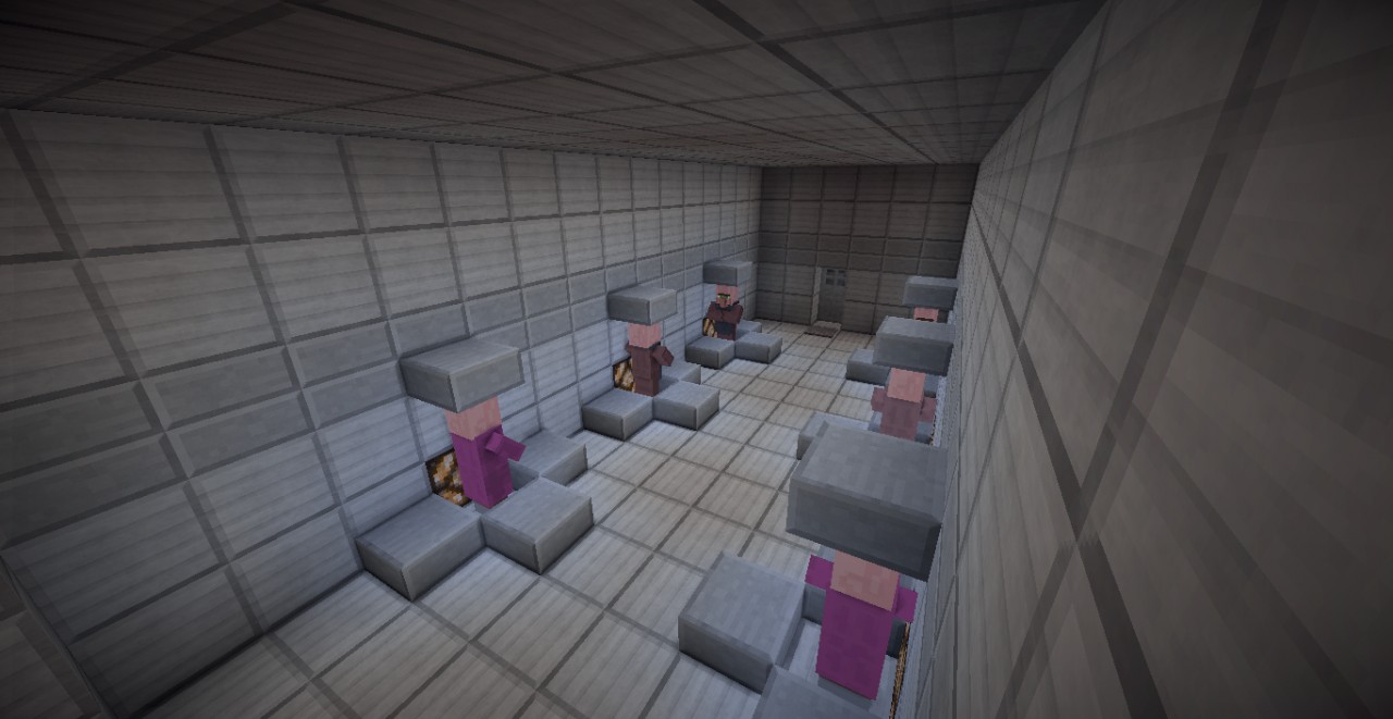 2x5 Piston Elevator Minecraft Map