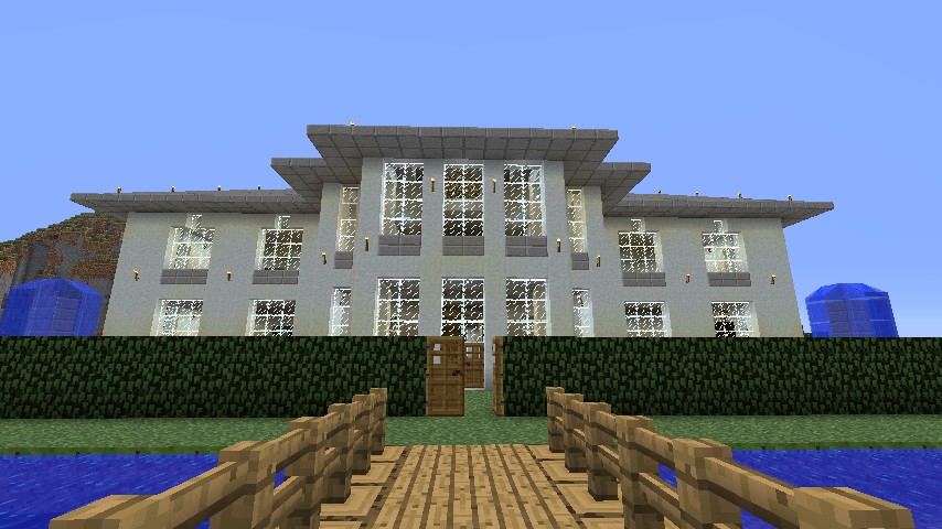 White Mansion World Schematic Minecraft Project