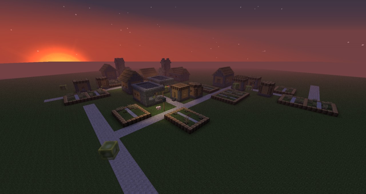 Improved Village with Mansion Minecraft Map