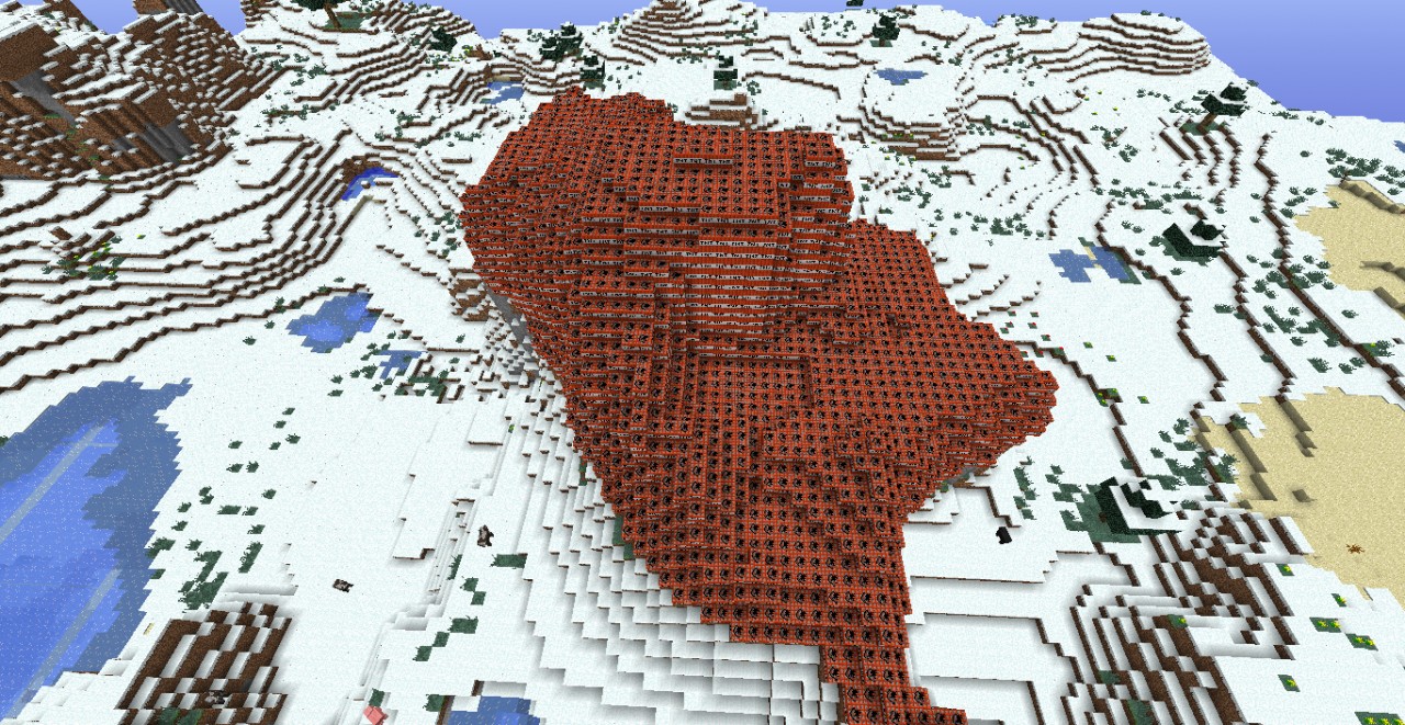 TNT Mountain Minecraft Map
