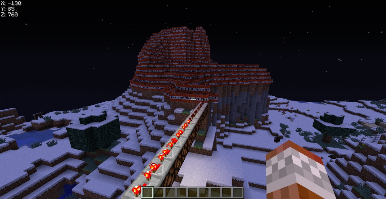 TNT Mountain Minecraft Map