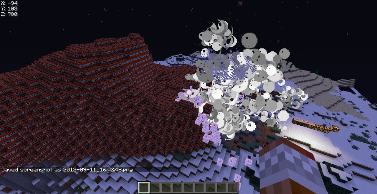 TNT Mountain Minecraft Map