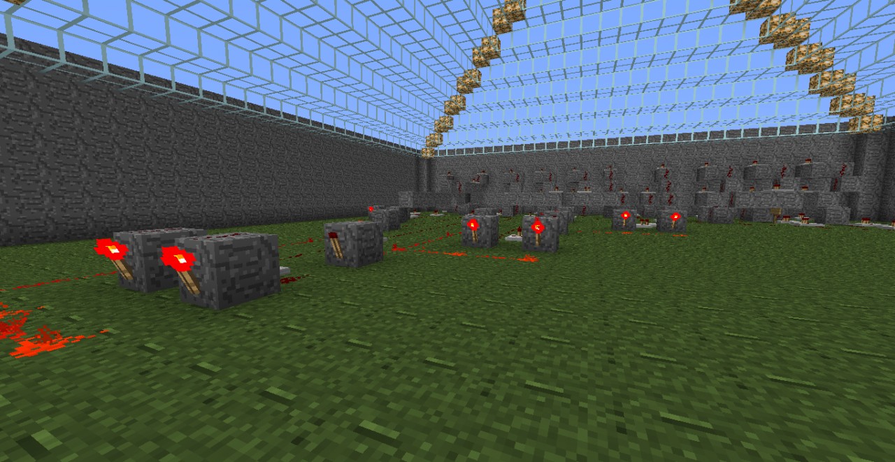 Redstone numbers from I. to X. - RadekCzE Minecraft Map