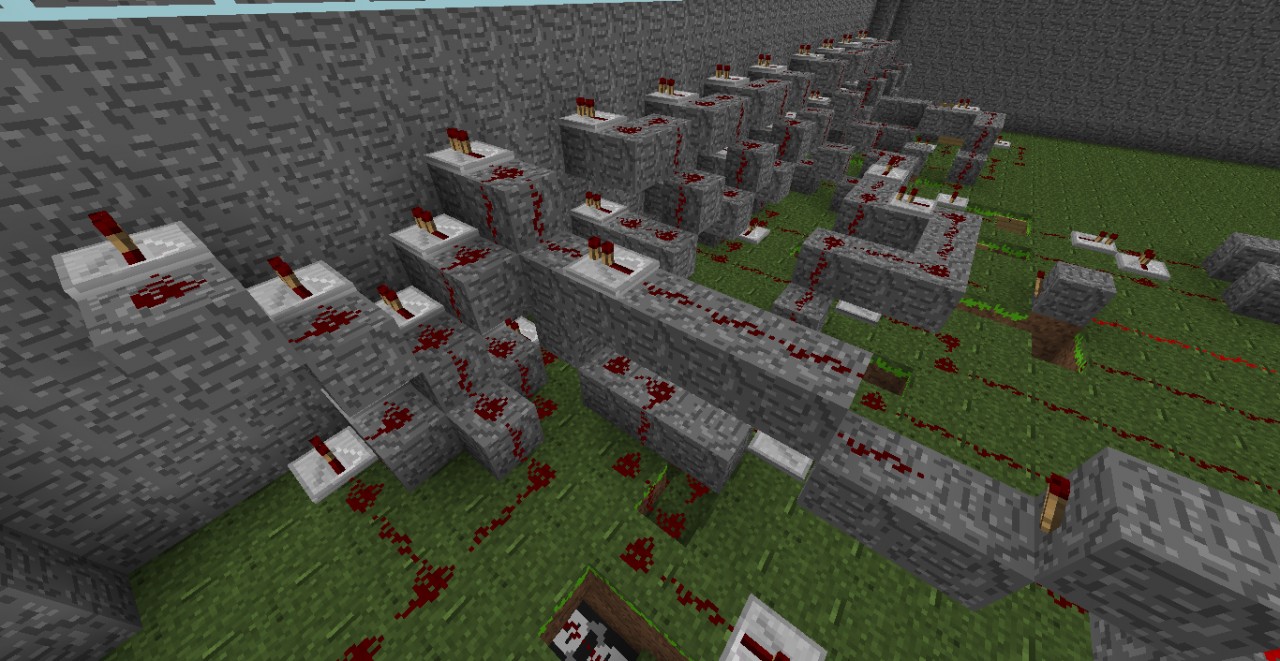 Redstone numbers from I. to X. - RadekCzE Minecraft Map