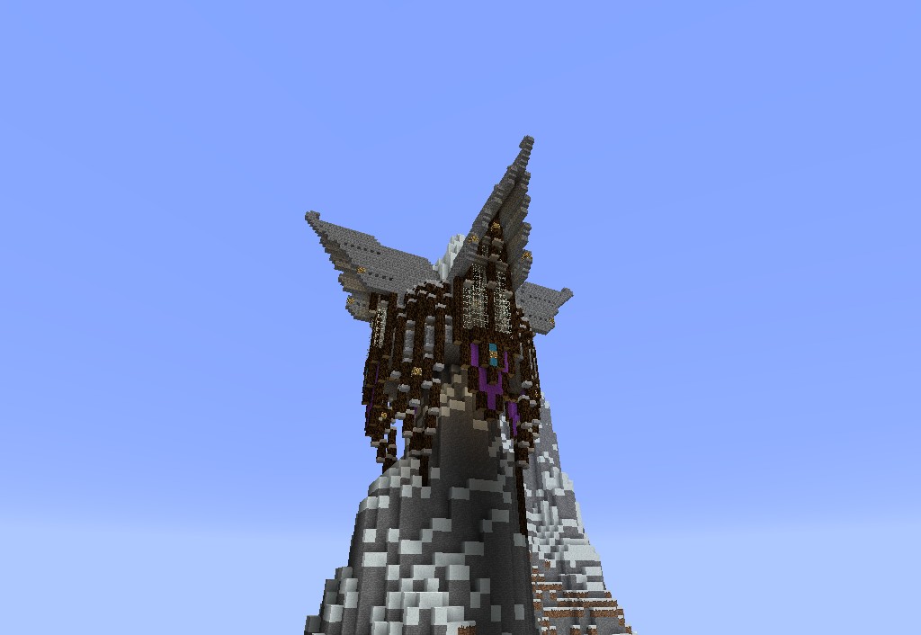 "Menel'Oren" Sky Elf City (WIP) Minecraft Map