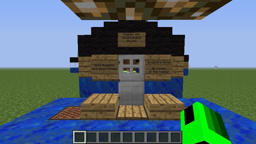 HOTEL WITH 36 ROOMS!!! Minecraft Map