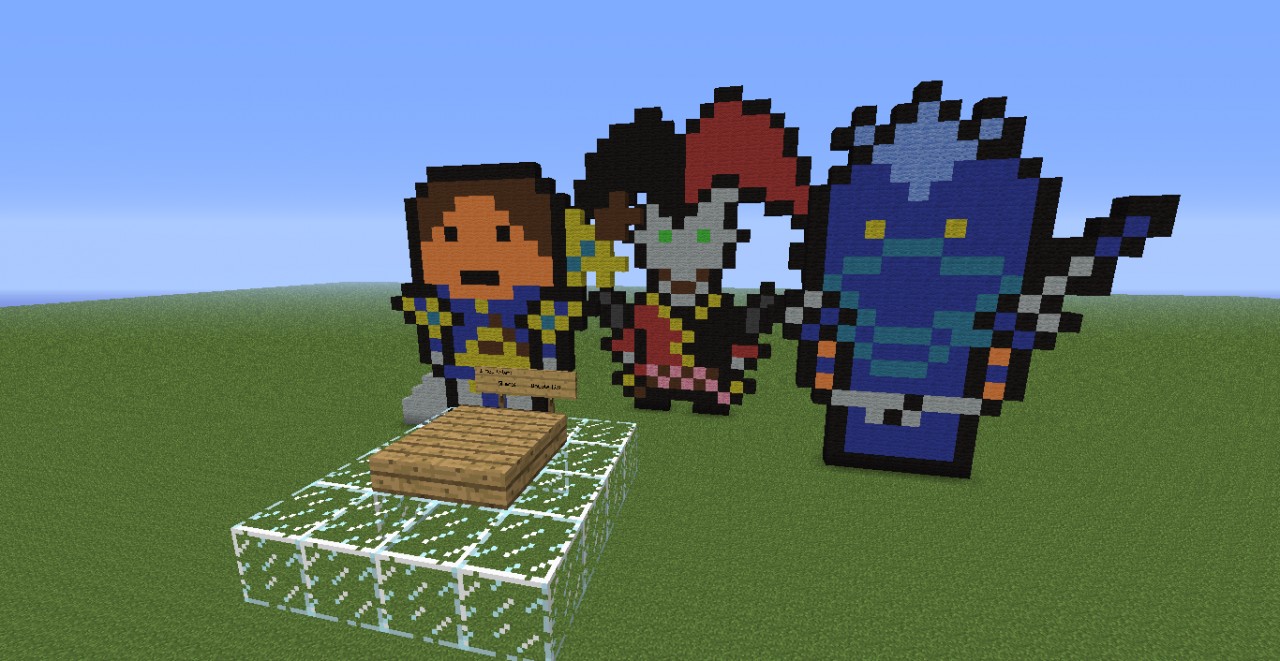 LOL Pixel Art Minecraft Map