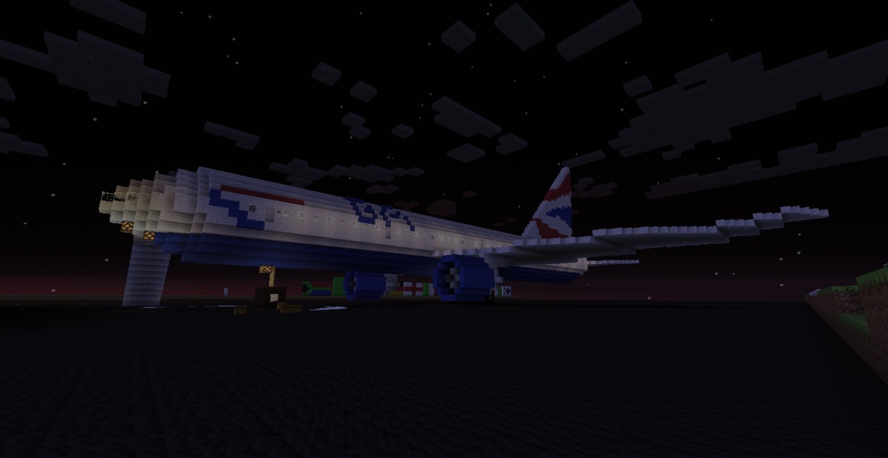 Boeing 777-300ER British Airways (Plane) Minecraft Map