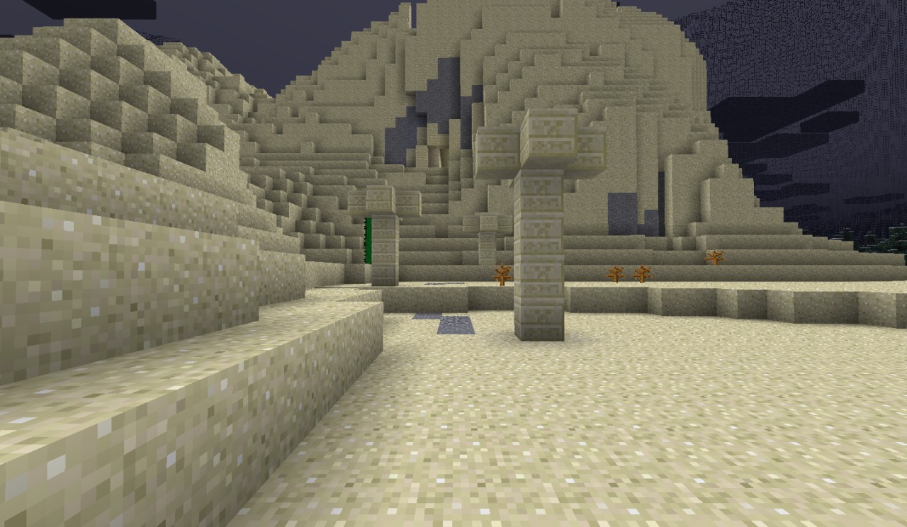 Sand Dune Treasure Cache Minecraft Map