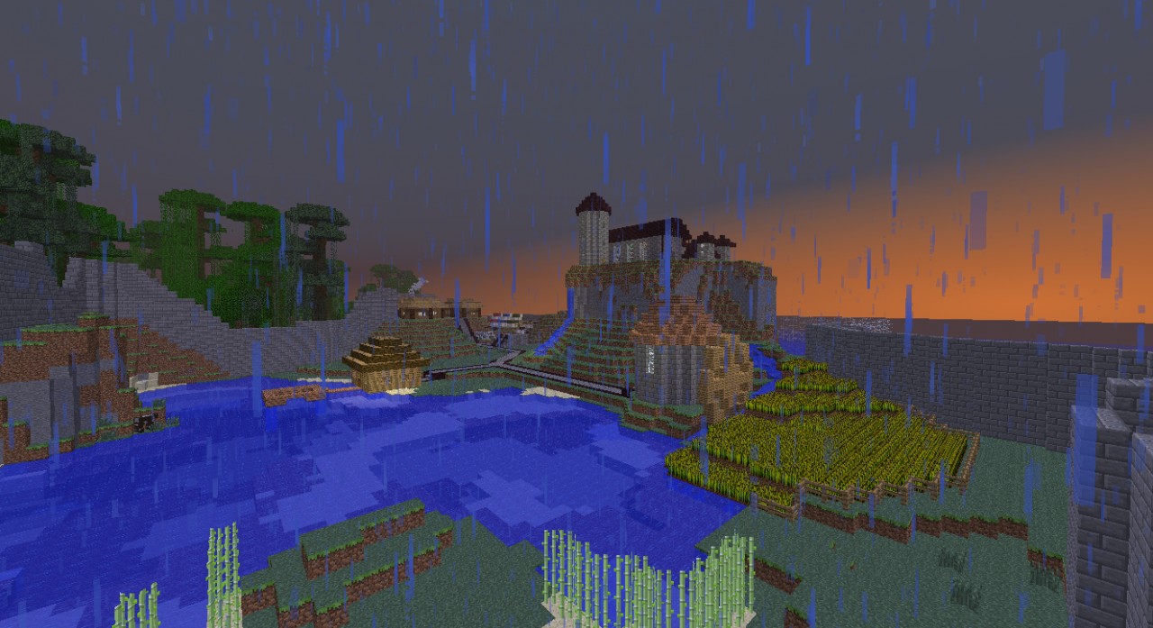 City on a hill Minecraft Map