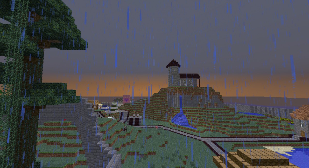 City on a hill Minecraft Map