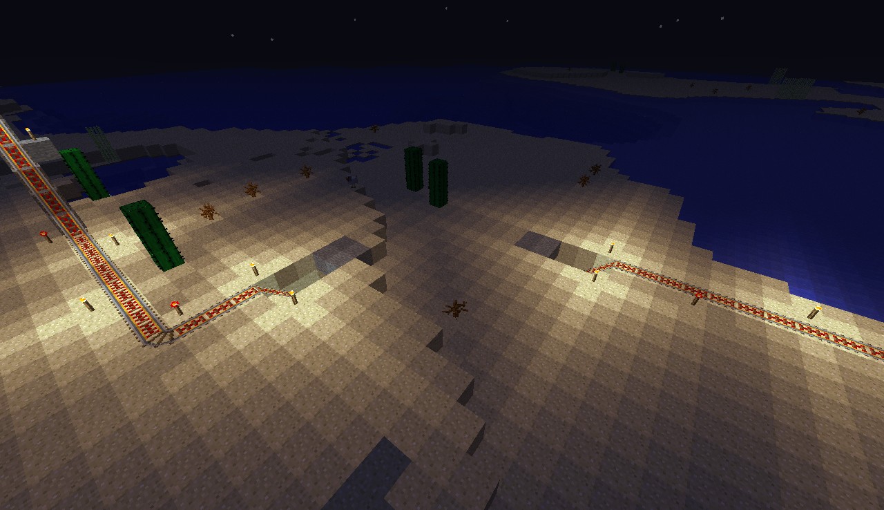 Huge Roller Coaster Minecraft Map