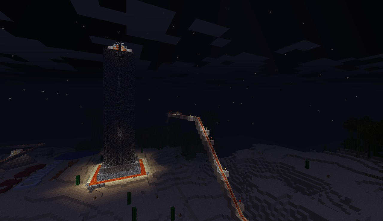 Huge Roller Coaster Minecraft Map