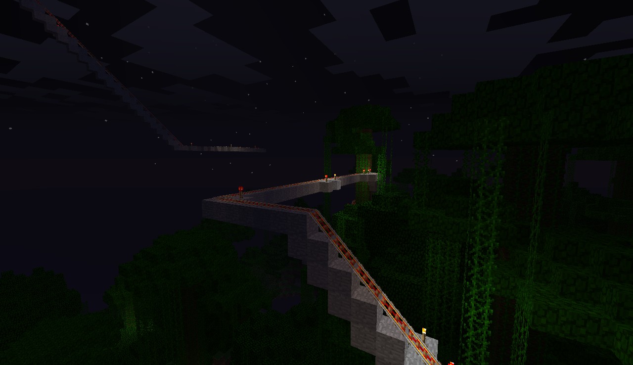 Huge Roller Coaster Minecraft Map