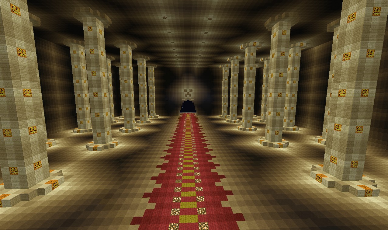 The Creeper god temple Minecraft Map