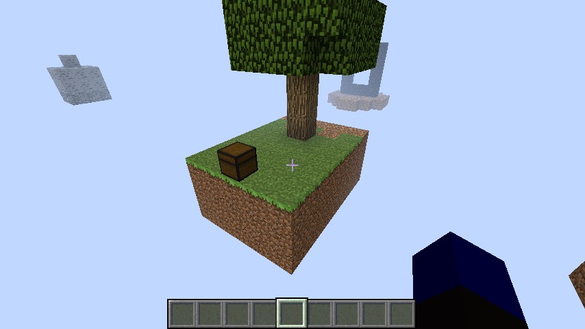 sky block with traps Minecraft Map