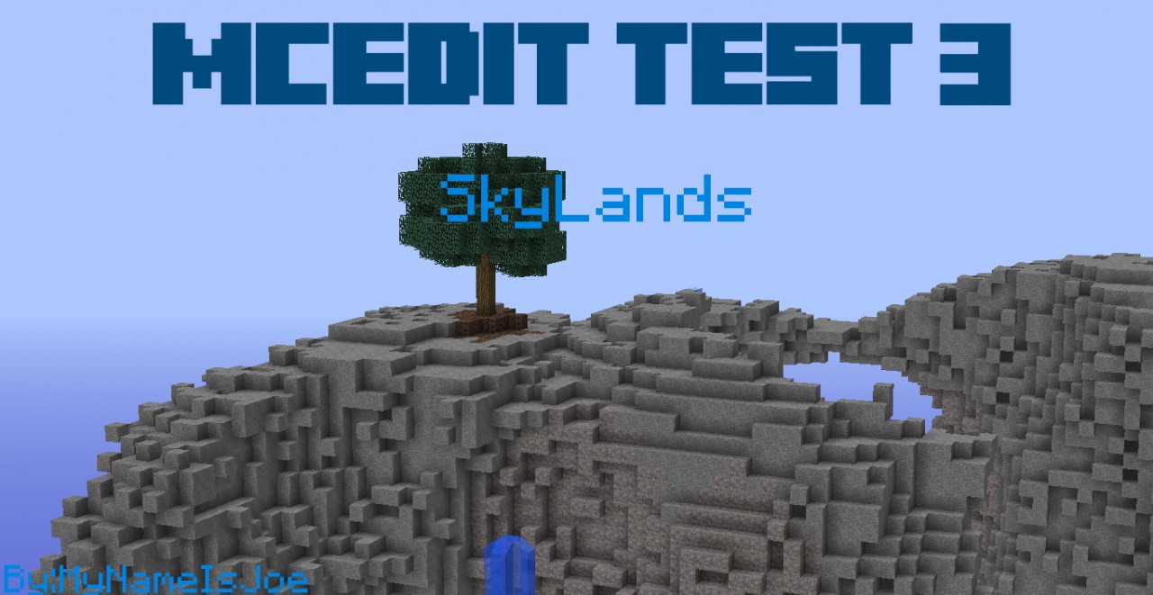 MCEdit Test #3 - Skylands Minecraft Map