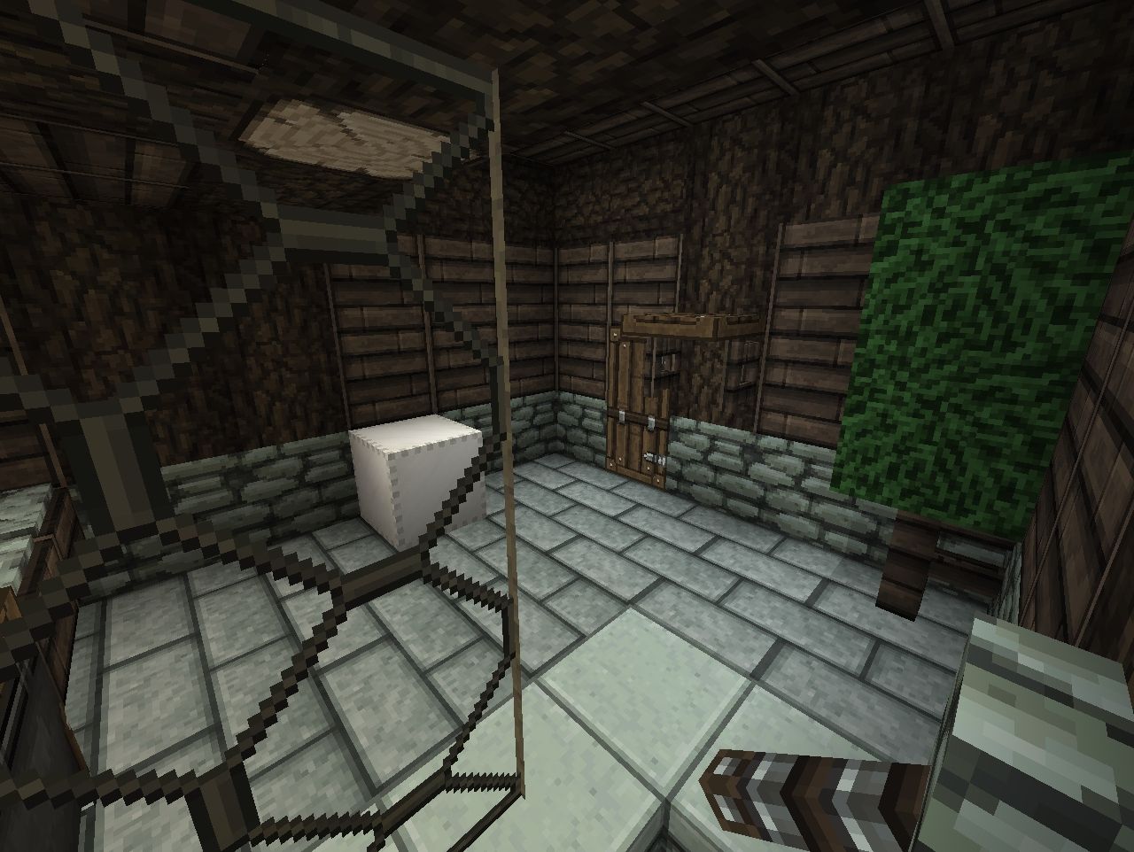 [Interior] Downstairs Bathroom (Redstone Shower) Minecraft Map