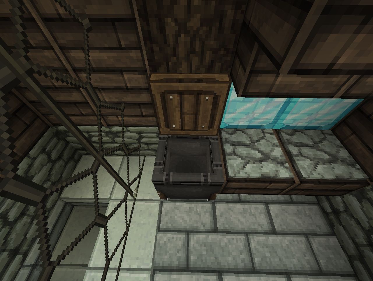 [Interior] Downstairs Bathroom (Redstone Shower) Minecraft Map