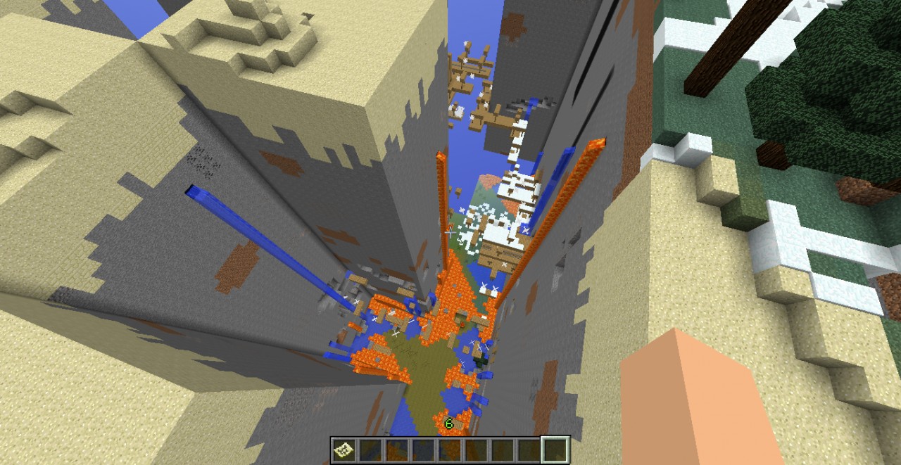 World Holes and TNT Holes...:D Minecraft Map