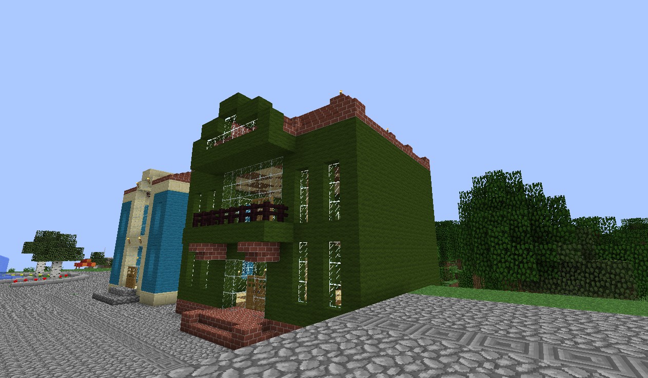 Green House (Part of city) Zielona Kamienica Minecraft Map