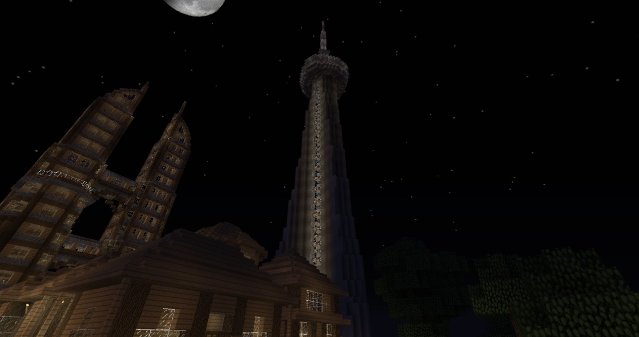 CN tower Minecraft Map