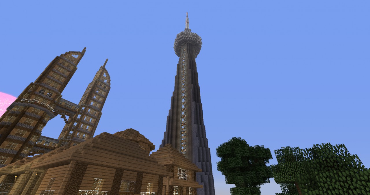 CN tower Minecraft Map
