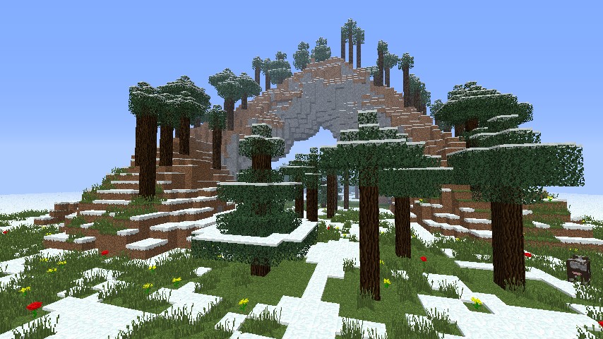 Simple Arch Minecraft Map