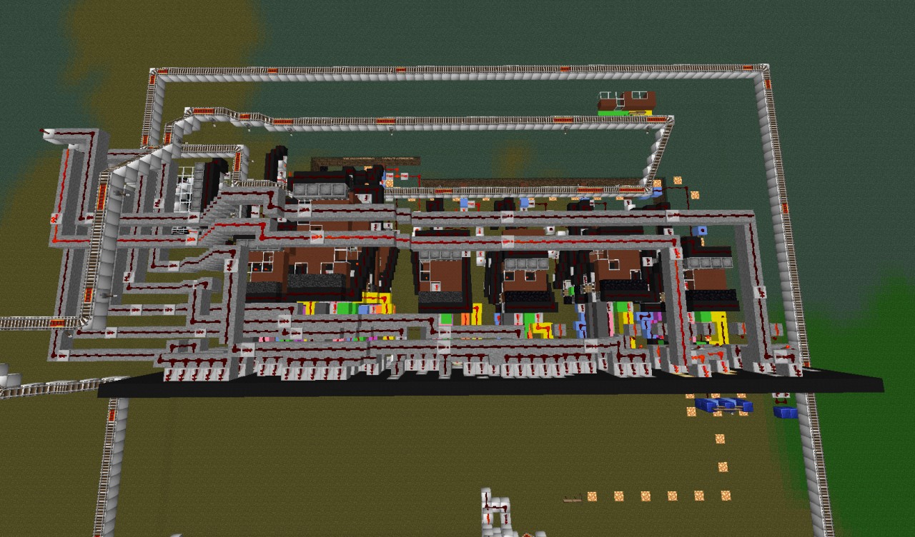 Digital clock Minecraft Map