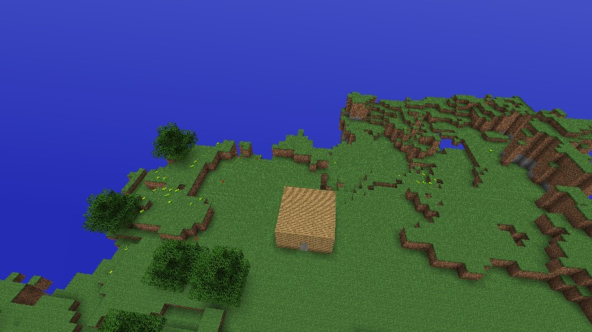 Indev floating island Minecraft Map