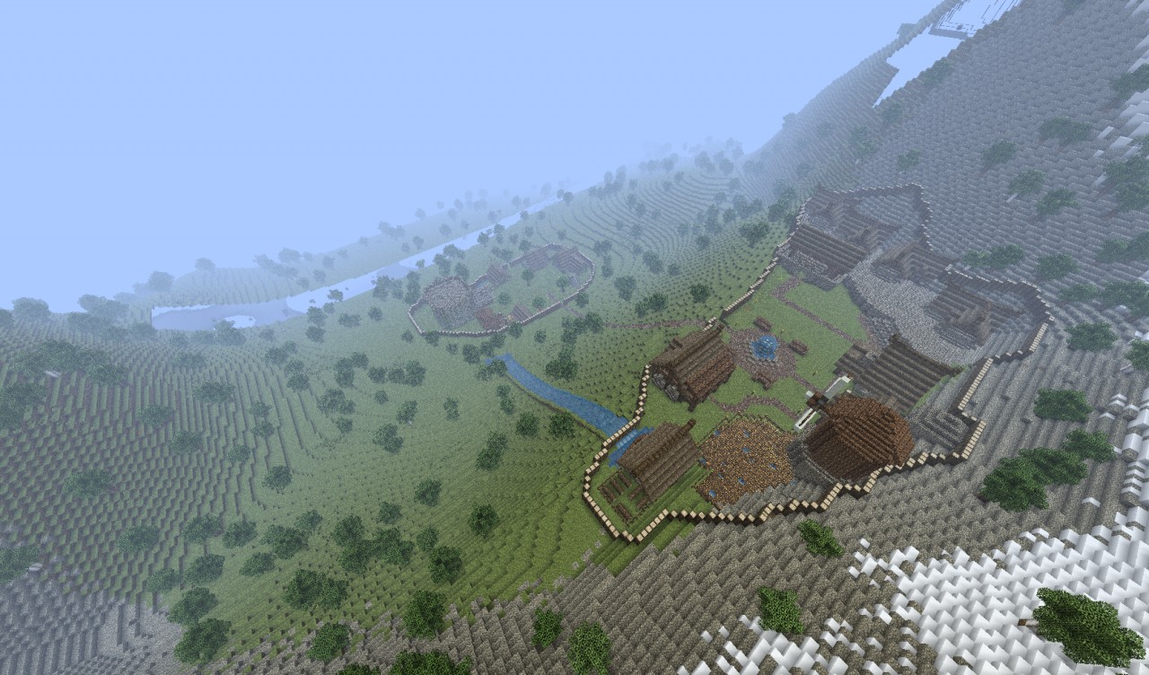Viking villages big Minecraft Map