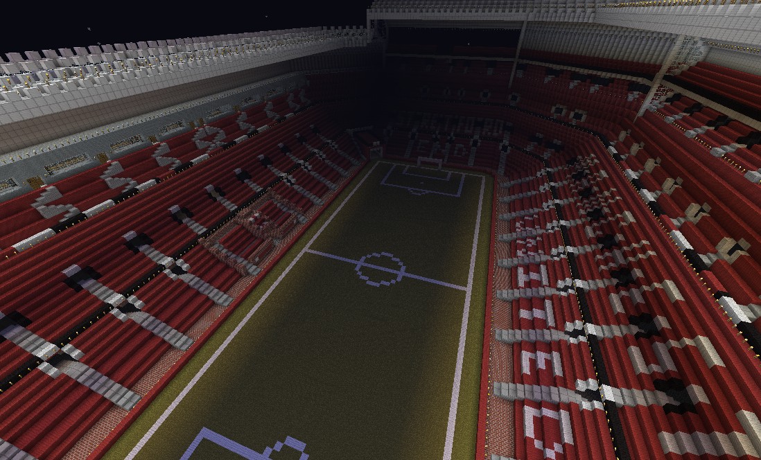 Old Trafford (The home of Manchester United) Minecraft Map