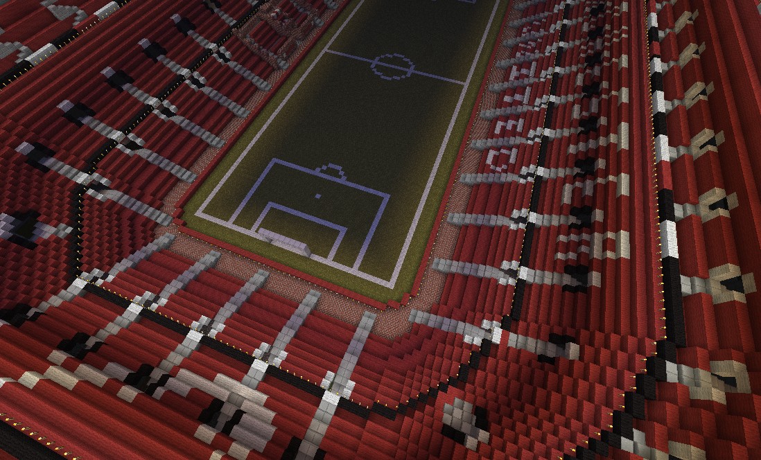 Old Trafford (The home of Manchester United) Minecraft Map