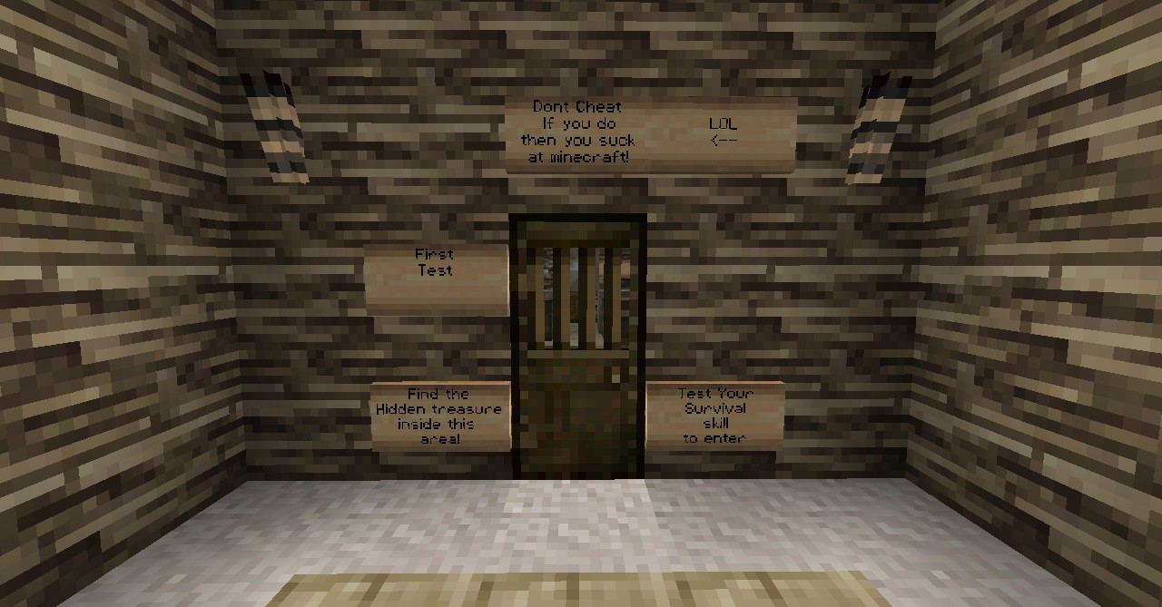 The Ultimate Minecraft Test Minecraft Map