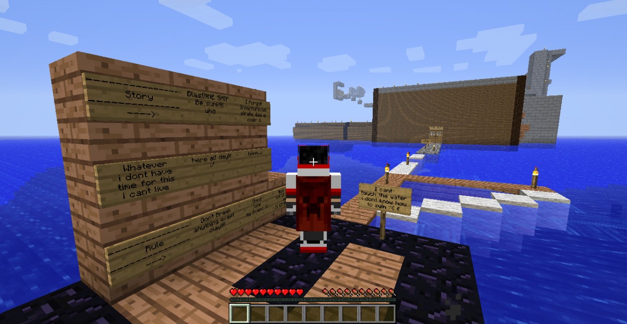 Ship Wrecked - Haunted House - Minecraft Map