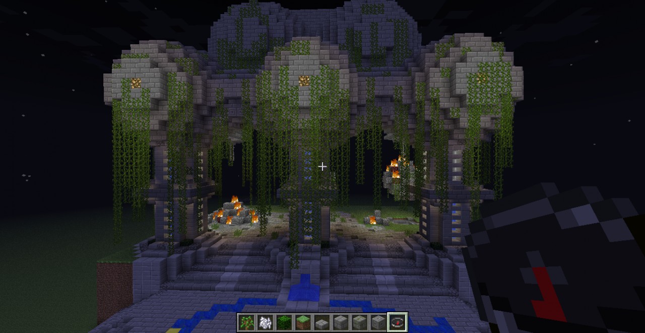 Project: Overgrown temple Minecraft Map