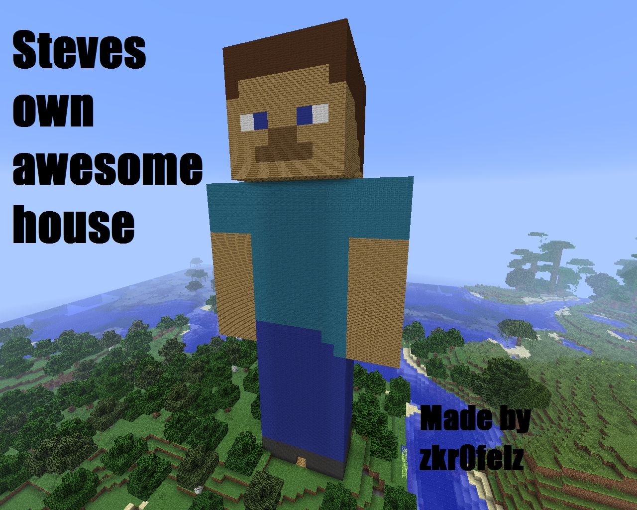 "steves" own house Minecraft Map