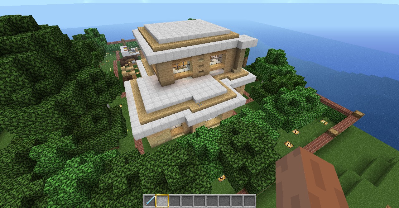 Modern House Minecraft Map
