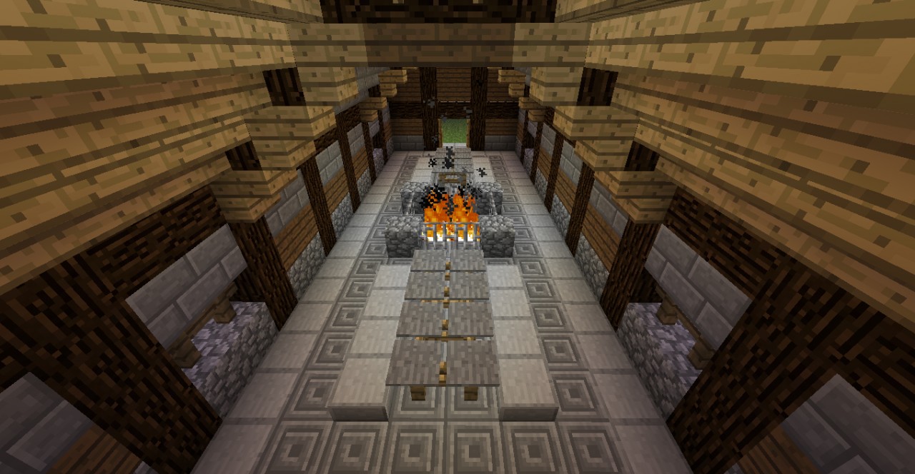 Nordic Long Hall Minecraft Map