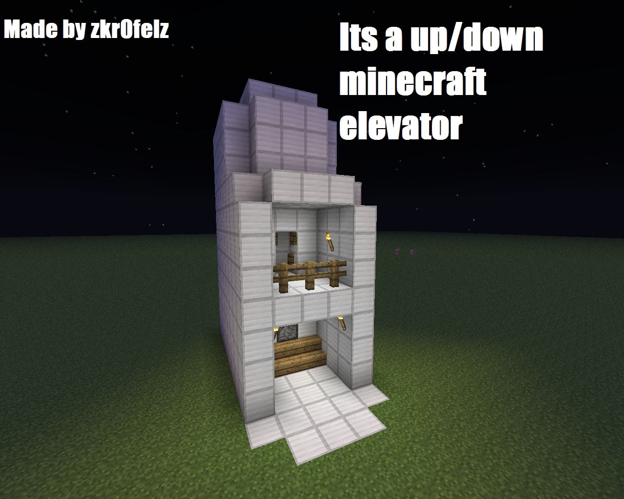 up/down elevator v2 Minecraft Map