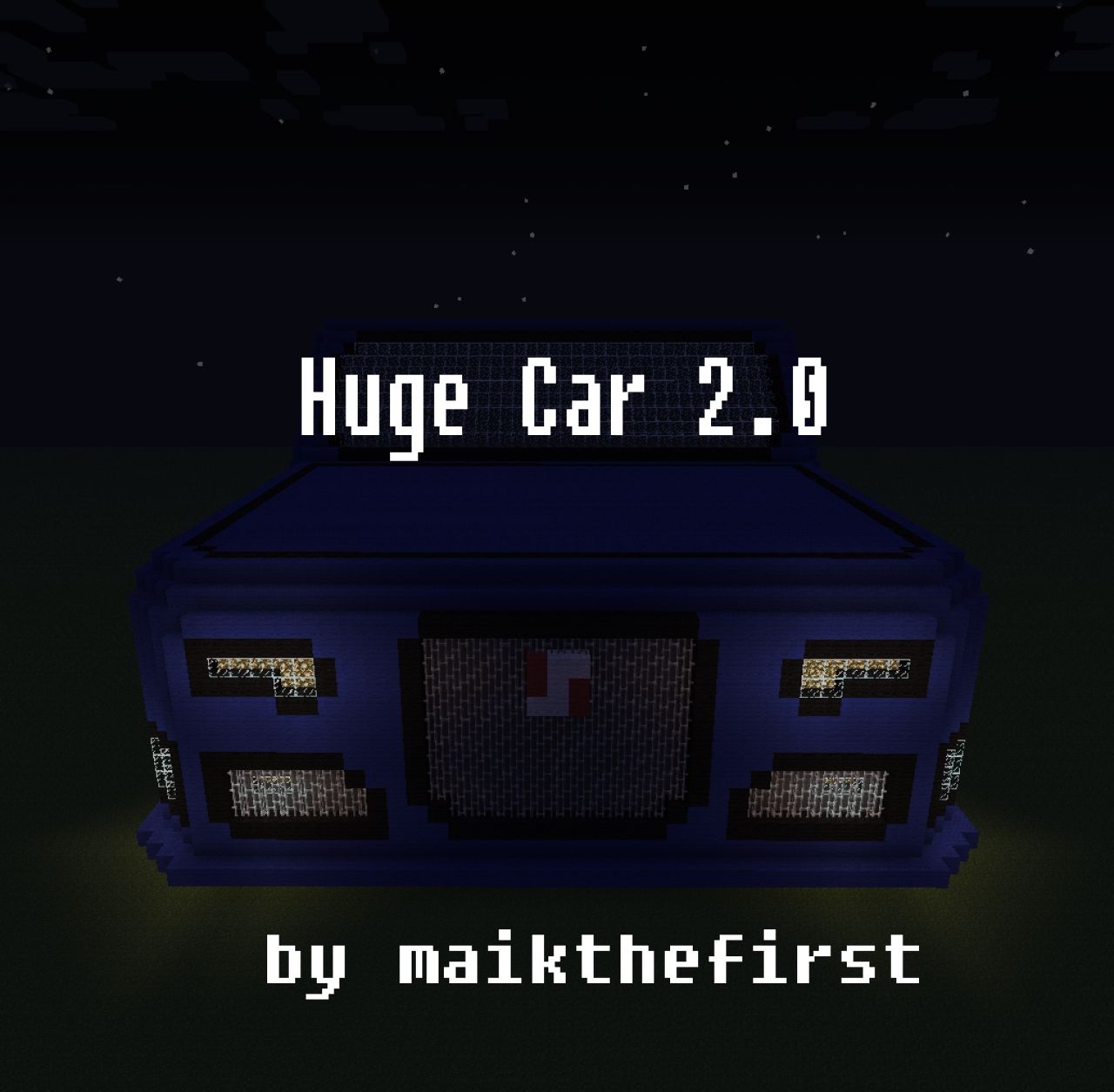 huge car 2.0 by maikthefirst Minecraft Map