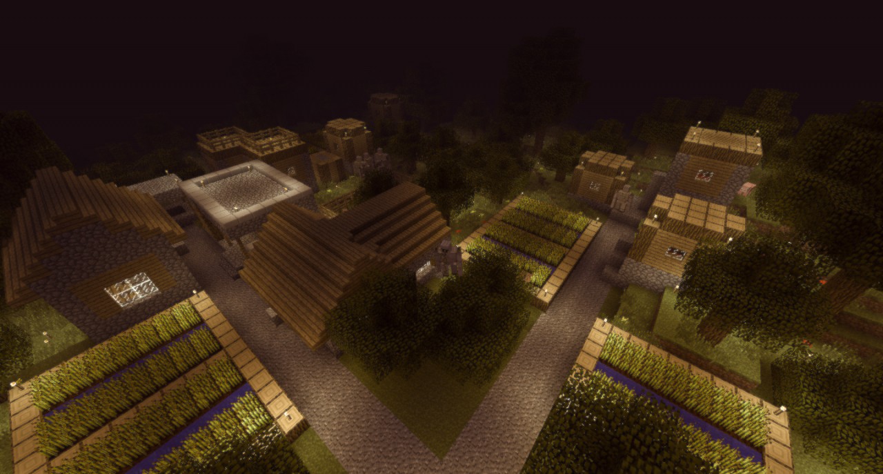 Modern Village Community Minecraft Map
