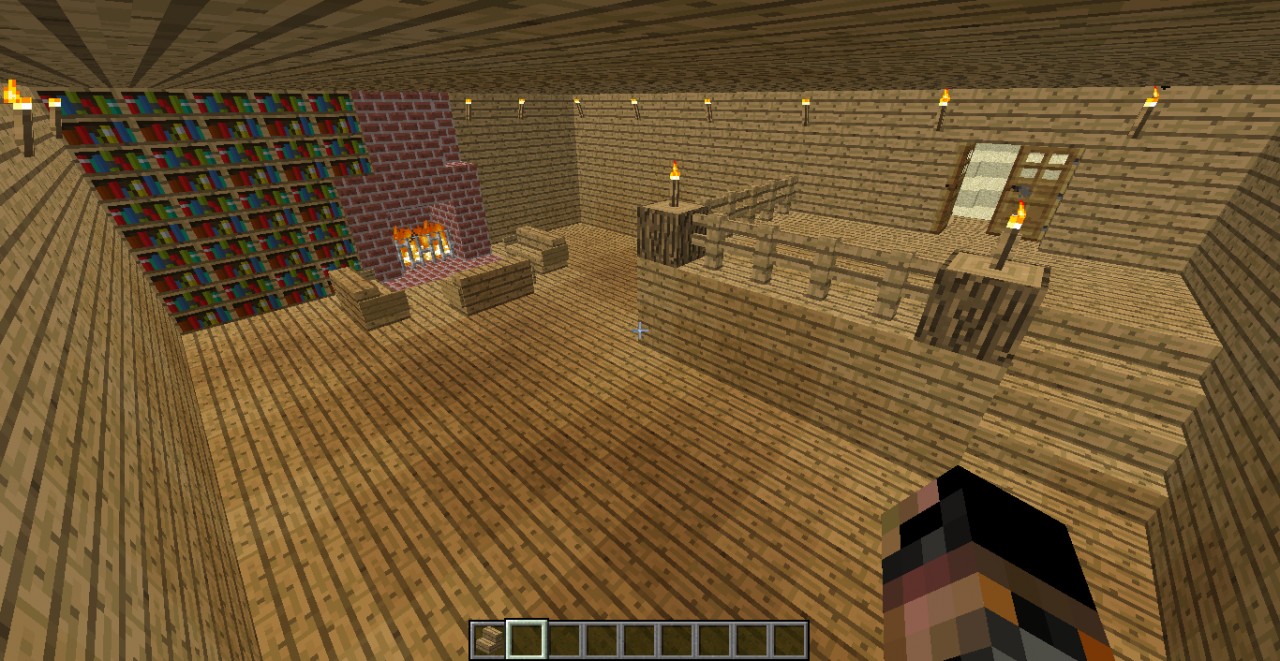 House On Top Of A House Minecraft Map