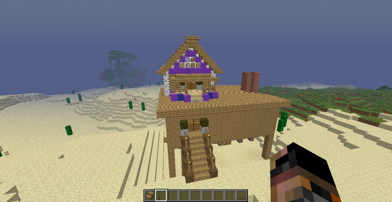 House On Top Of A House Minecraft Map